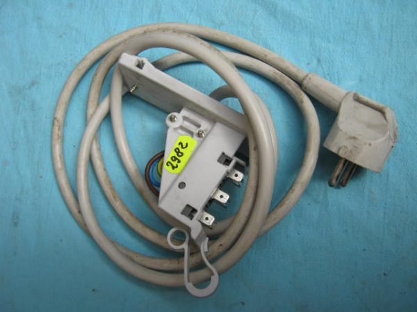 kabel 220V met aangegoten stekker, T.Nr. 1959601, wasmachine ond ...