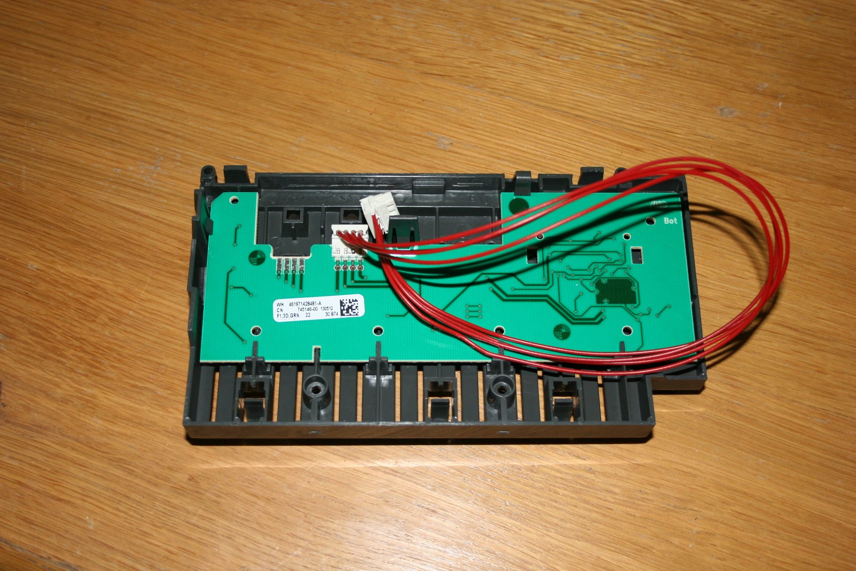 druktoets schakelaar 7 toetsen, WH 461971428481-A, 745146-00 was - VEWOS kringloopwinkel